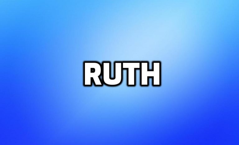 Significado de Ruth - 👩Nombres de Mujer