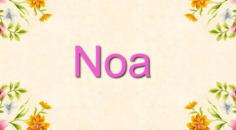 Significado de Noa - 👩Nombres de Mujer