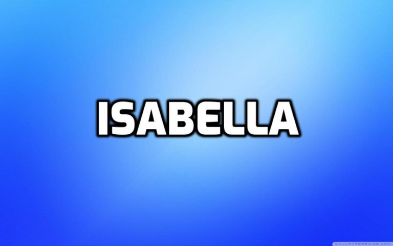 Significado de Isabella - 👩Nombres de Mujer