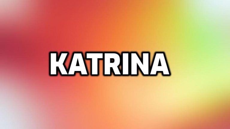 Significado de Katrina - 👩Nombres de Mujer