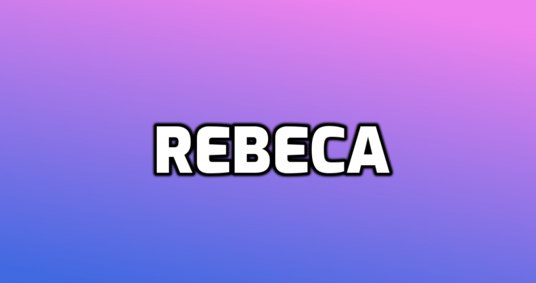Significado de Rebeca - 👩Nombres de Mujer