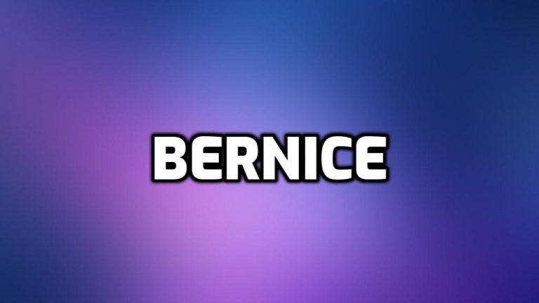 Significado de Bernice - 👩Nombres de Mujer