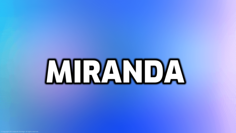Significado de Miranda - 👩Nombres de Mujer